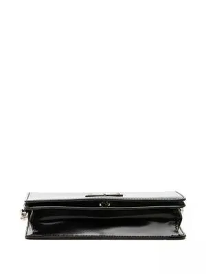 Prada Spazzolato Leather Flap Crossbody Bag