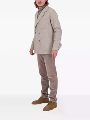 Tagliatore Double-breasted Patch-pocket Blazer
