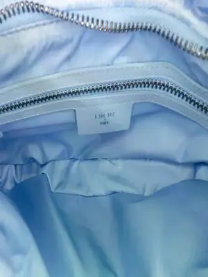 Dior Eril Oblique Mirage Technical Fabric Saddle Crossbody Bag