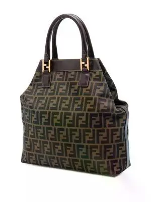 Fendi 20th Century Zucca Canvas Tote Bag