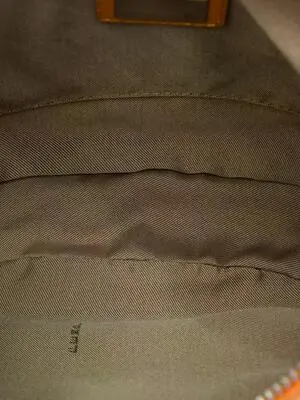 Fendi Zucchino Canvas Hobo Shoulder Bag