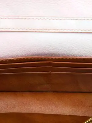 Loewe Grained Calfskin Barcelona Wallet On Strap Crossbody Bag - Pink