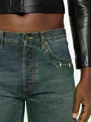 Gucci Horsebit Wide-leg Jeans