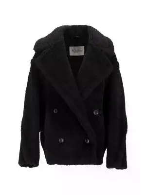 Max Mara Teddy Double-breasted Jacket - Black