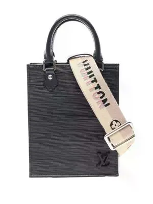LOUIS VUITTON 2021-2026 Epi Petit Sac Plat Satchel - Black