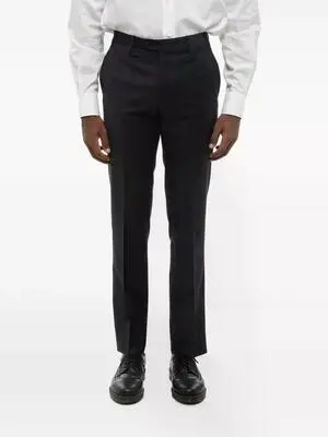 Corneliani Leader Virgin Wool Trousers - Black