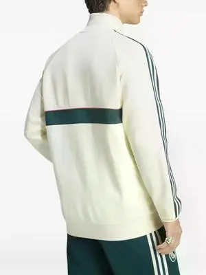 Adidas Real Madrid Logo-embroidered Zip-up Jacket