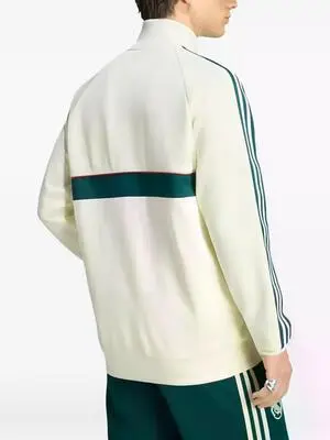 Adidas Real Madrid Logo-embroidered Zip-up Track Jacket