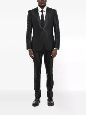 Corneliani Satin-finish Peak-lapel Suit