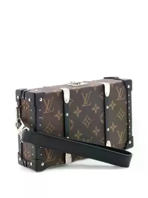 LOUIS VUITTON Wallet Trunk Macassar Monogram Canvas Clutch Bag