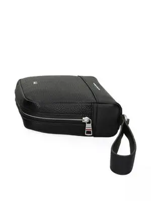Tommy Hilfiger Pebbled-texture Logo-detail Wash Bag