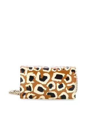 Gucci Betty Chain Wallet Printed Leather Clutch Bag - Multicolour