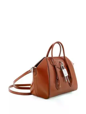 Givenchy Antigona Lock Bag Leather Mini Crossbody Bag