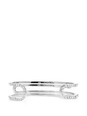 Off-White Crystal-embellished Cut-out Bracelet