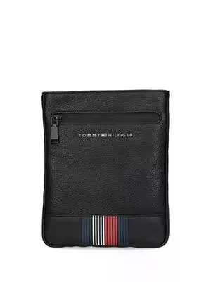 Tommy Hilfiger Logo-stamp Messenger Bag - Black