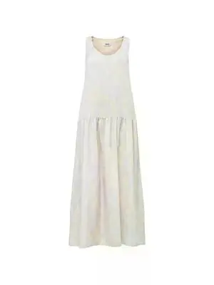 DRYKORN Arleen Floral-print Tiered Maxi Dress - Neutrals