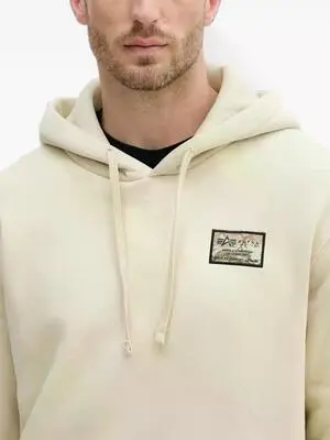 Alpha Industries Logo-patch Hoodie
