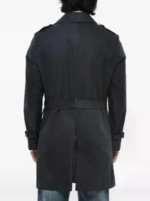 Corneliani Belted Trench Coat - Blue