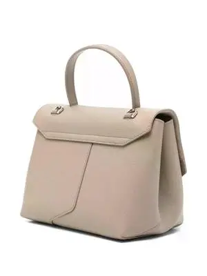 Emporio Armani Grained Leather Tote Bag