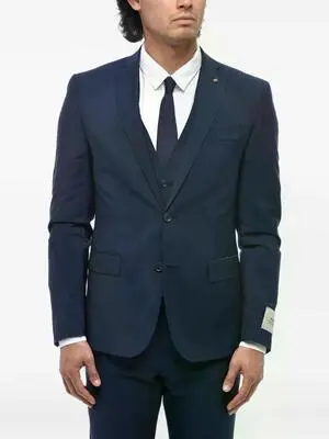 Corneliani Three-piece Single-breasted Suit - Blue