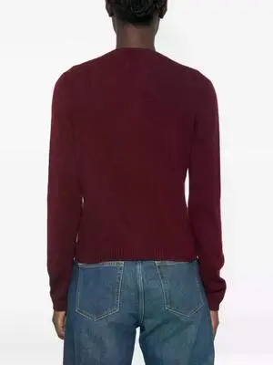 ALLUDE Ribbed-trim Cardigan