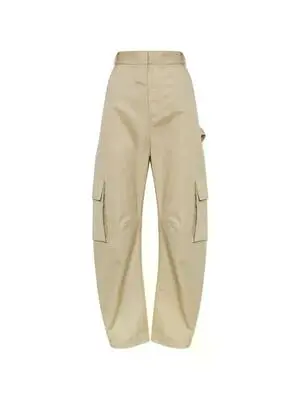 Balenciaga Relaxed Cargo Trousers In Beige - Neutrals