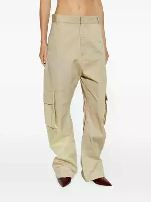 Balenciaga Relaxed Cargo Trousers In Beige