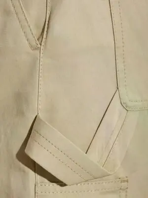Balenciaga Relaxed Cargo Trousers In Beige