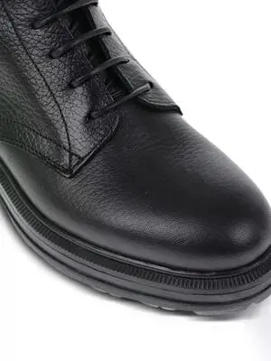 Woolrich Hammered Leather Lace-up Boots
