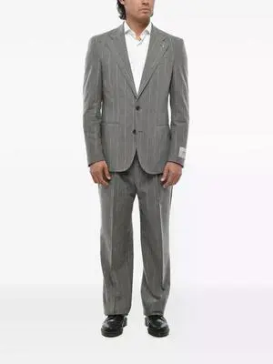 Corneliani Cc Collection Pinstripe Single-breasted Suit
