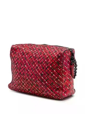Bottega Veneta 2012-2026 Printed Leather Camera Bag Crossbody Bag