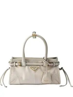 Prada Prada Bonnie Leather Mini-Bag Neutrals