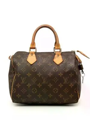 LOUIS VUITTON 2006 Monogram Speedy 25 Boston Bag - Brown
