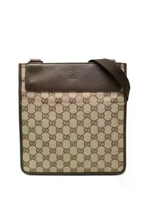 Gucci 2000-2015 Gg Canvas Crossbody Bag - Neutrals