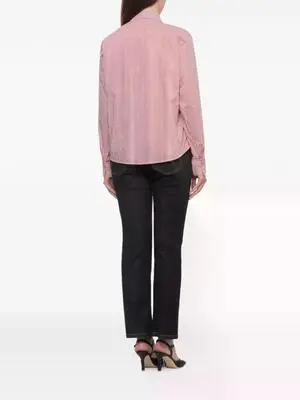 EMME Striped Crystal Embellished Shirt