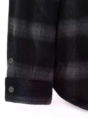Off-White Check-pattern Wool Jacket