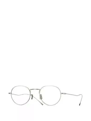 EYEVAN7285 194 Round Frame Eyeglasses - Silver