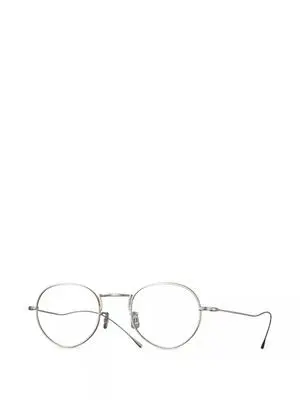 EYEVAN7285 194 Round Frame Eyeglasses - Silver