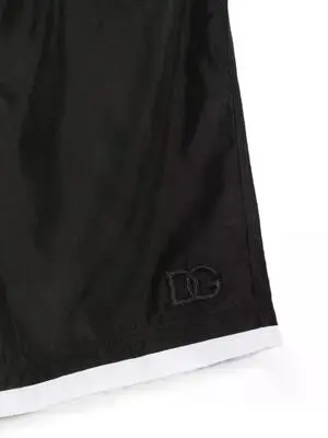 Dolce & Gabbana Logo-patch Drawstring Swim Shorts