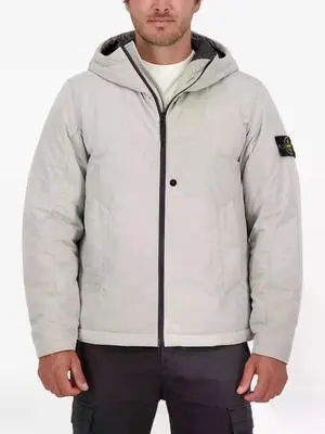 Stone Island Hooded Jacket With Compass Patch