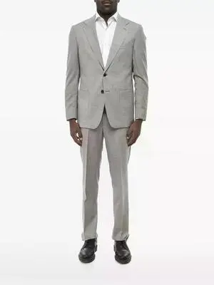 COLAMARINO Napoli Single-breasted Wool Suit - Grey