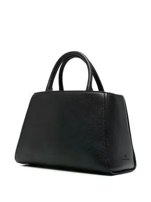 Elisabetta Franchi Logo-plaque Pebbled-effect Tote Bag