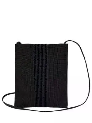 Hermès 1990-2010 Canvas Herline Pochette Crossbody Bag - Grey
