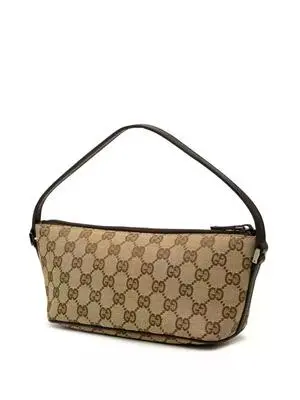 Gucci 2000-2015 Gg Canvas Boat Shoulder Bag