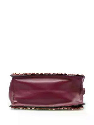 Prada Saffiano Lux Idol Studded Crossbody Bag