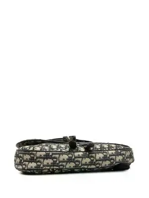 Dior Oblique Canvas Saddle Crossbody Bag