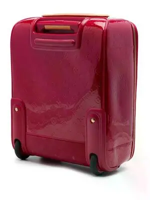 LOUIS VUITTON Monogram Vernis Pégase 45 Travel Bag - Red