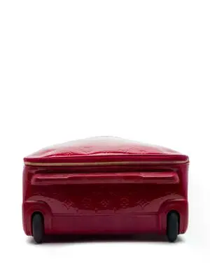 LOUIS VUITTON Monogram Vernis Pégase 45 Travel Bag - Red
