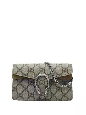 Gucci Mini Gg Supreme Dionysus Crossbody Bag - Neutrals