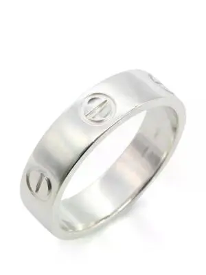 Cartier White Gold Love Ring - Silver